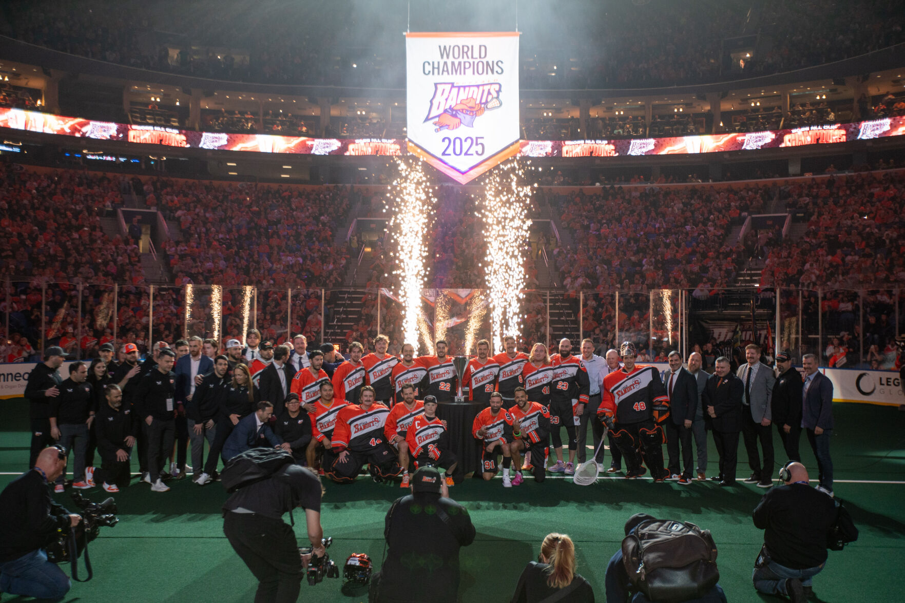 Photos: Bandits beat Swarm, 15-11, in home opener
