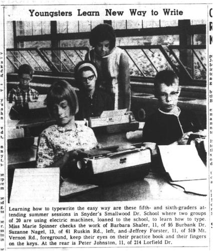 July 9, 1964: Learning to type on 'electric machines'
