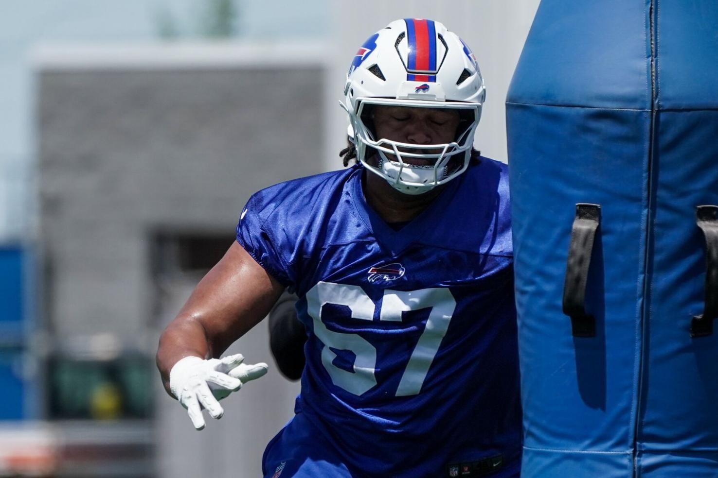 The Bills' English import, Travis Clayton, is shifting to DL