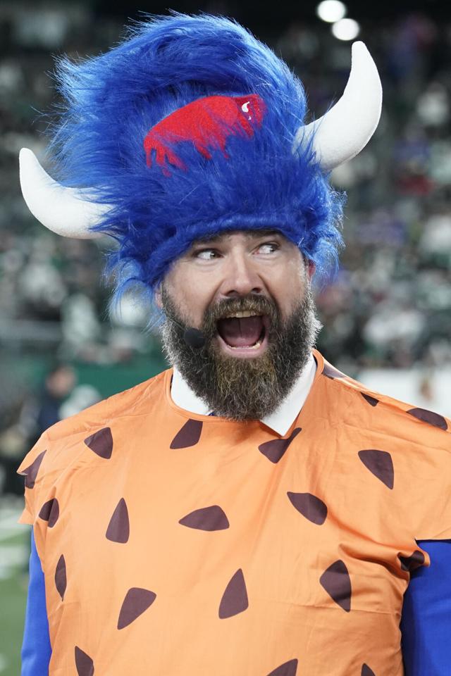 Why Mack Hollins came to Bills game as Fred Flintstone