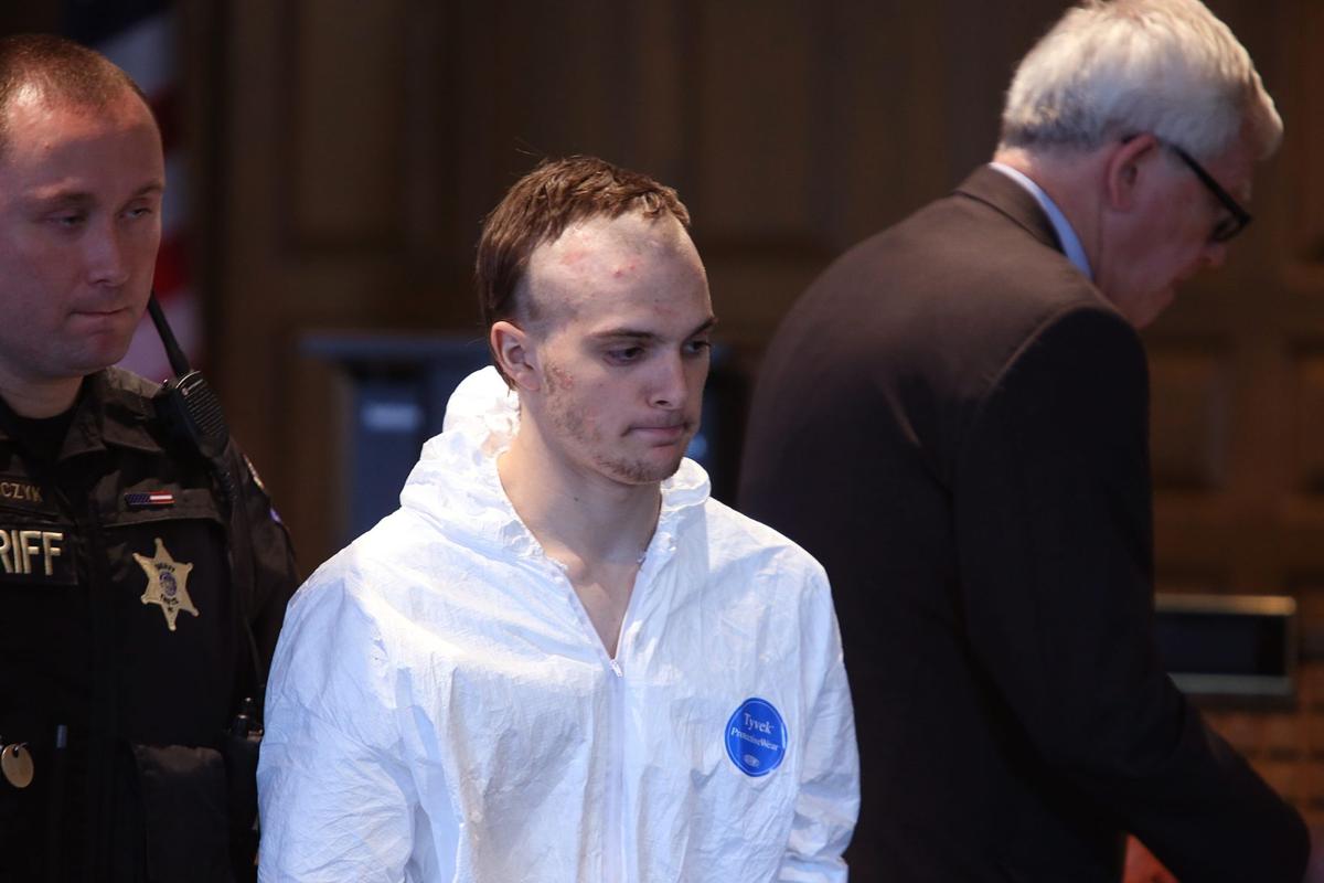 Supporters show up for Keenan as he pleads not guilty in father’s death