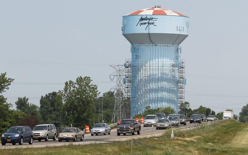 100 Things: Get stuck in traffic by the Big Blue Water Tower