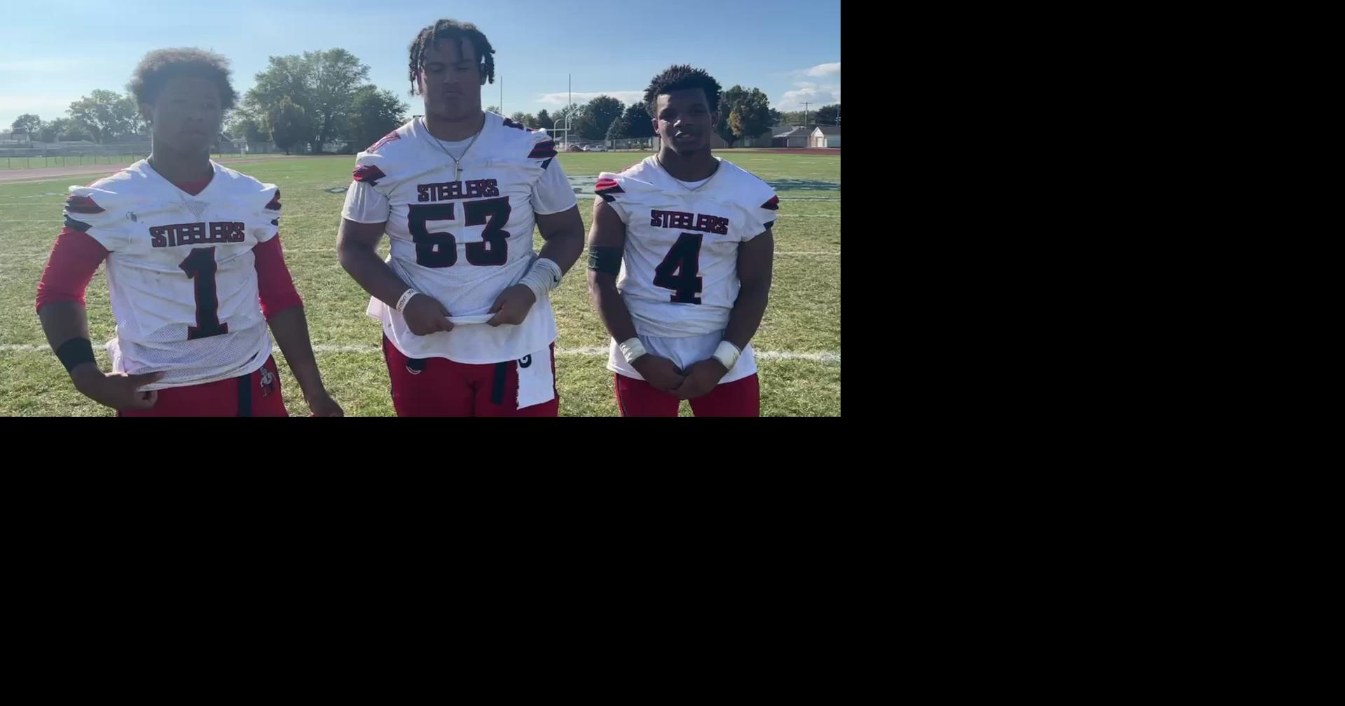 Tyrone Clark, Sam Ikeguwonu, and Amir Douglas on the win and new uniforms