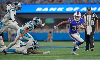 Carolina Panthers sign Raheem Blackshear off Bills' practice squad