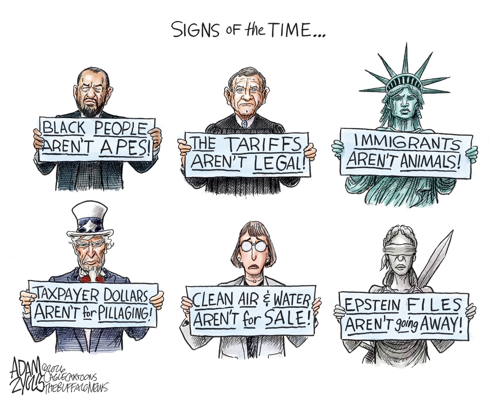 Adam Zyglis: Ever Upward