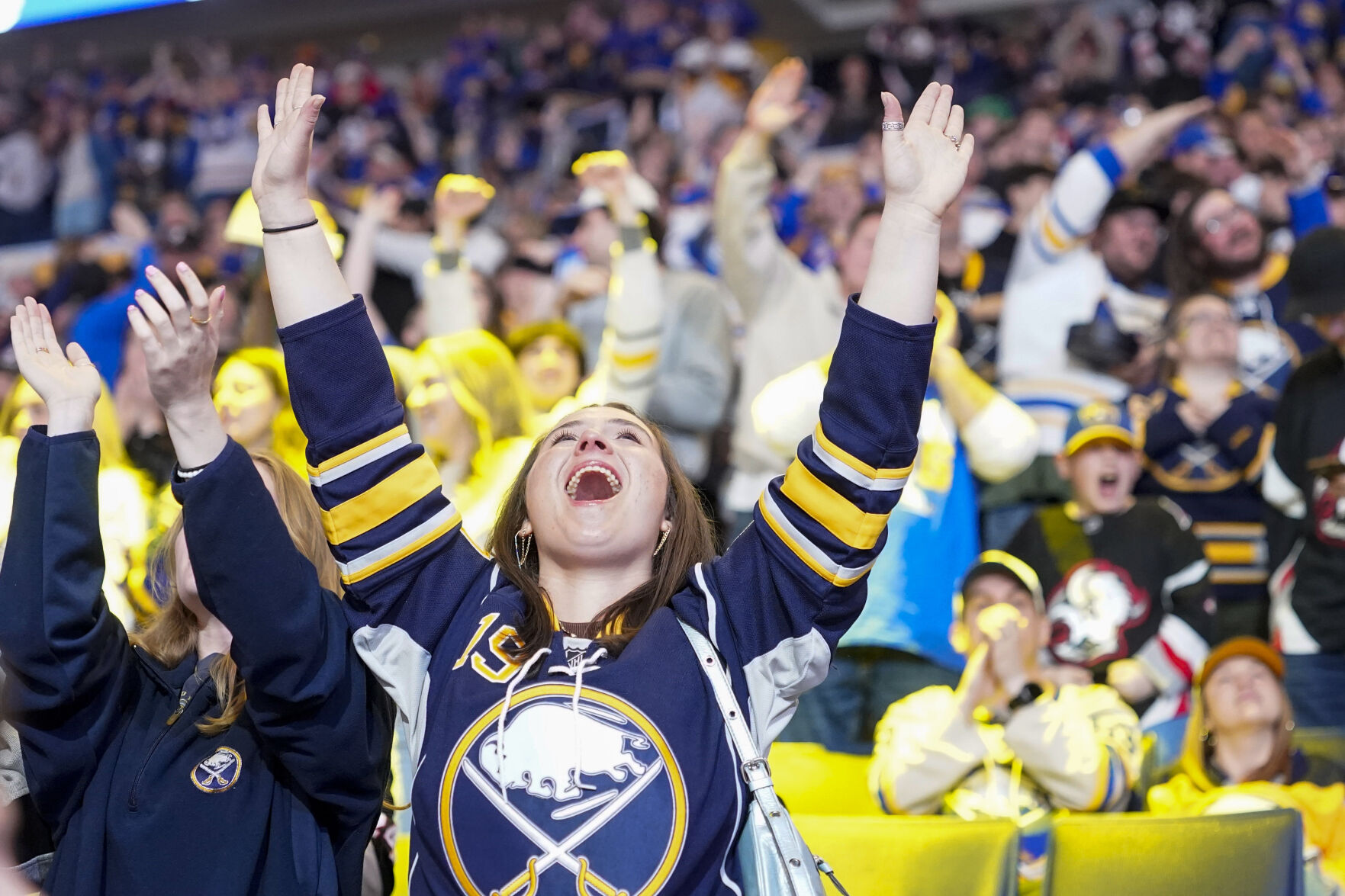 Photos: Buffalo Sabres Game 6 watch party at KeyBank Center