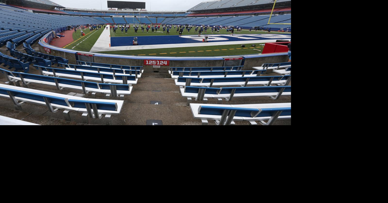 Buffalo Bills practice at Bills Stadium