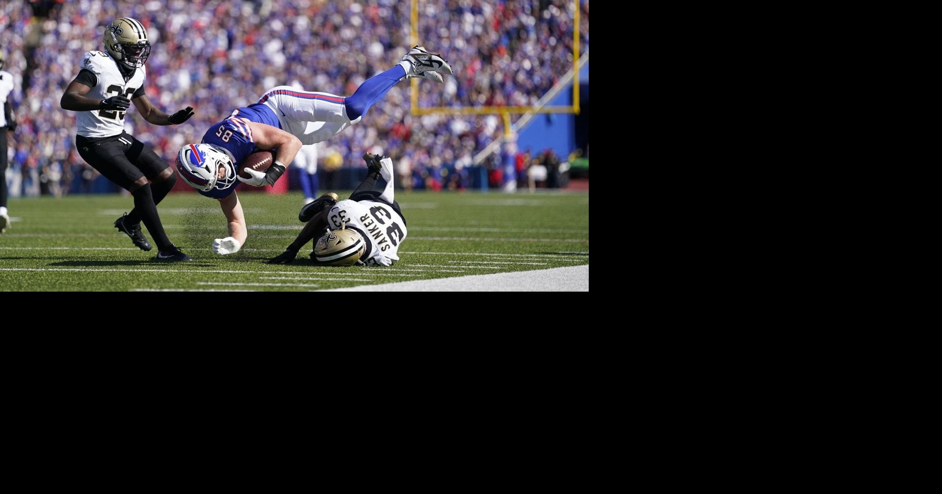 Jackson Hawes leads Bills tight ends in playing time against Saints