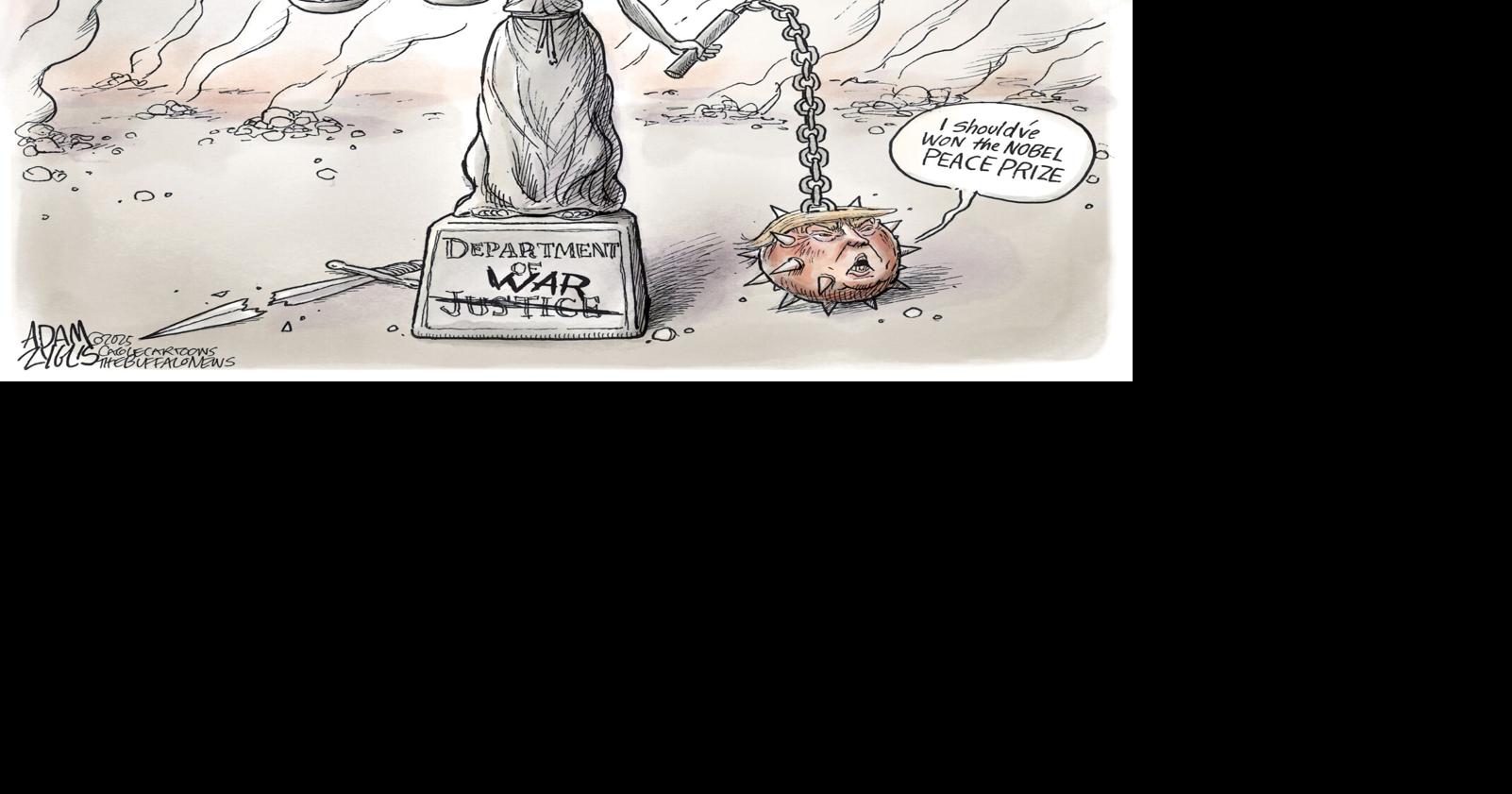 Adam Zyglis: War and Peace