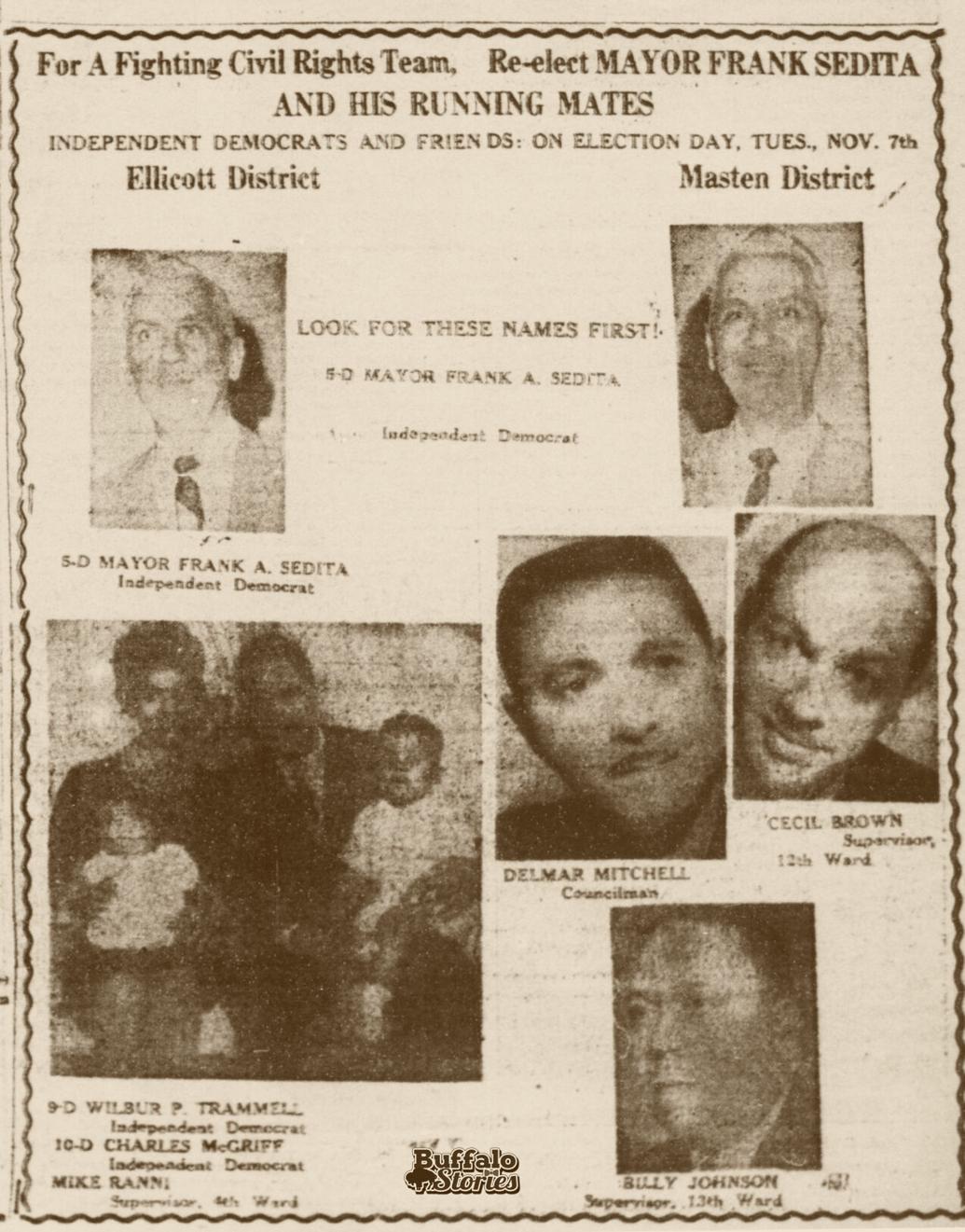 [BN] Chronicles: Alfreda Slominski vs. Frank Sedita for Buffalo mayor, 1969