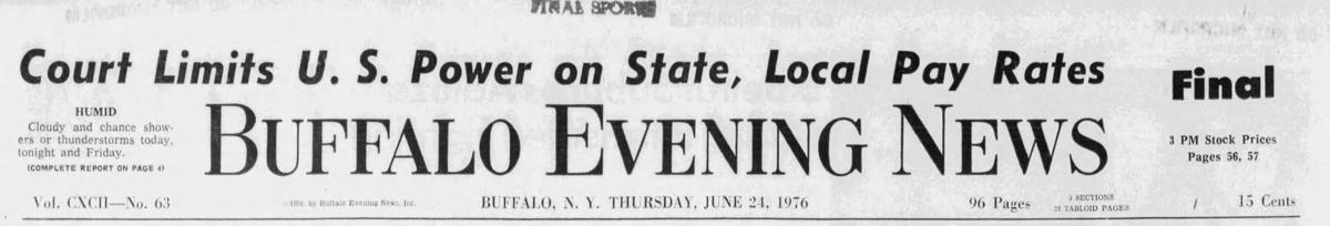 See Buffalo News stories from June 24, 1976