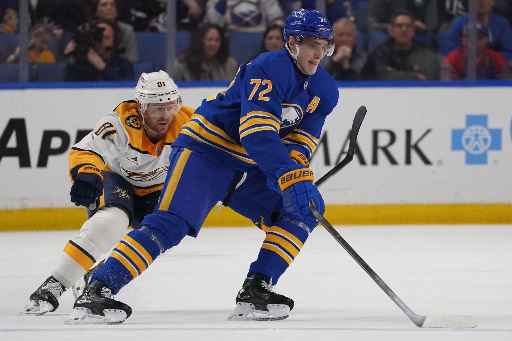 Buffalo Sabres Tage Thompson scoring streak 10 games