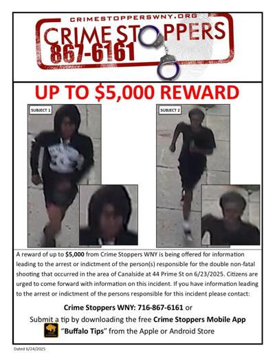 Reward offered for information on Canalside double shooting