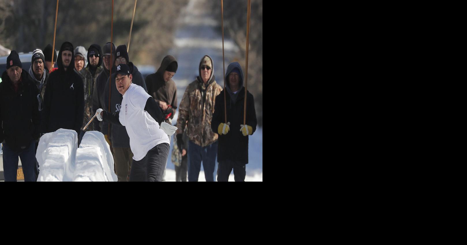 In Six Nations game of 'snow snake,' bonds as strong as fathers and sons