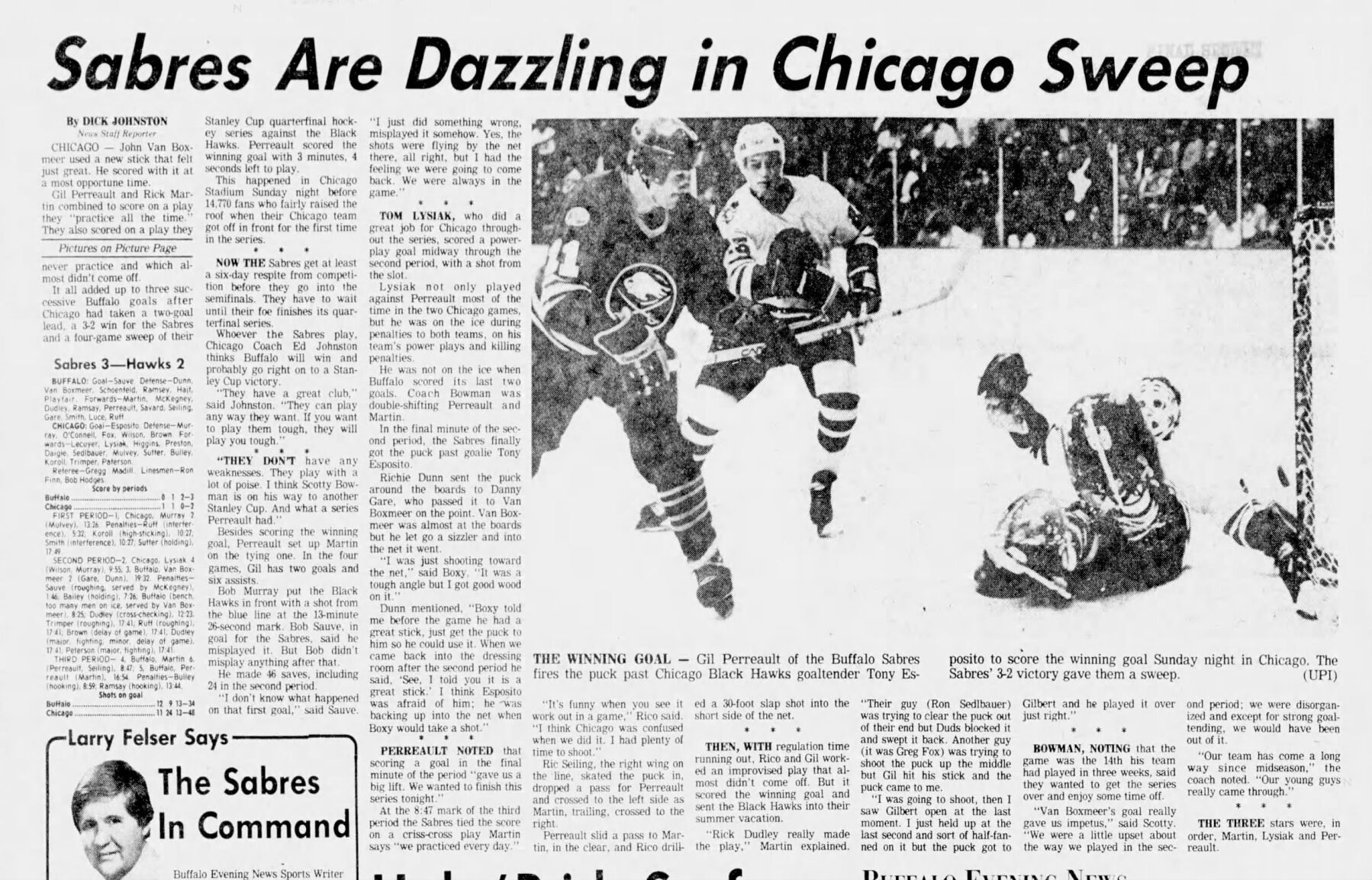 Looking back at Buffalo Sabres' Stanley Cup Playoffs history