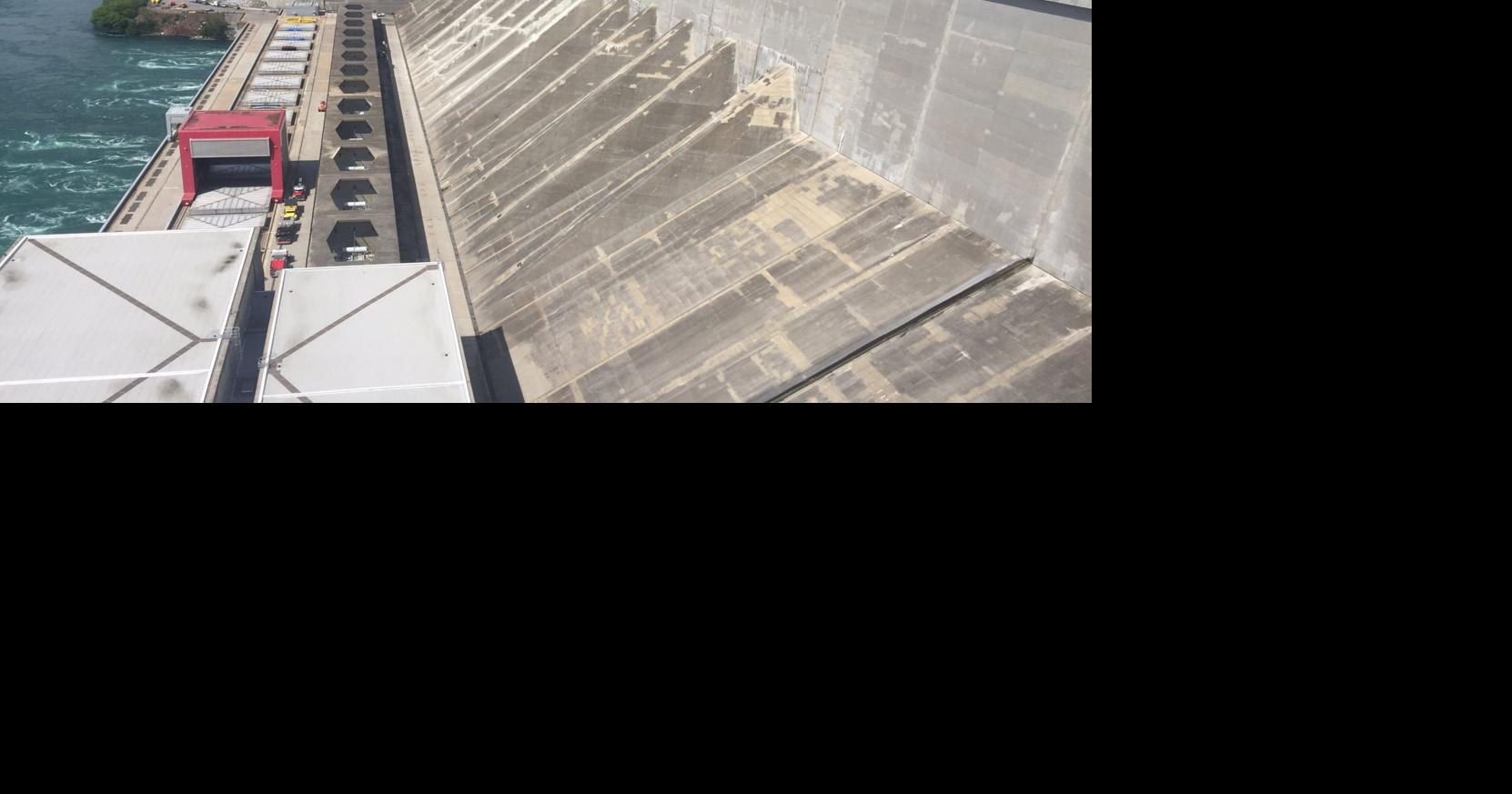 Fire smolders for hours at Robert Moses Power Plant