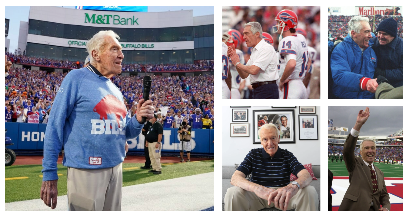 A timeline of Marv Levy with Buffalo Bills