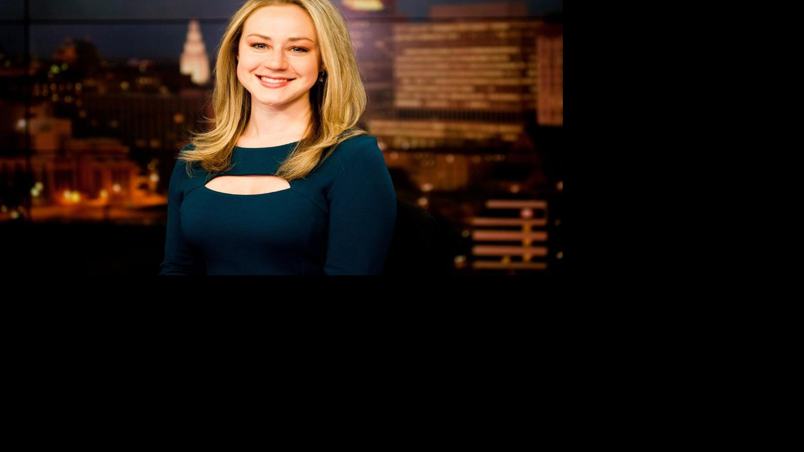 WIVB anchor-reporter Erica Brecher exiting station to take a public ...