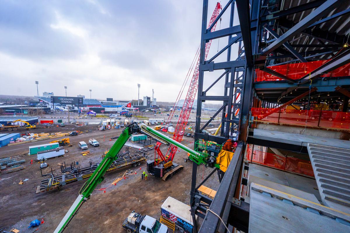 Photos: Construction continues at the New Highmark Stadium home of the ...
