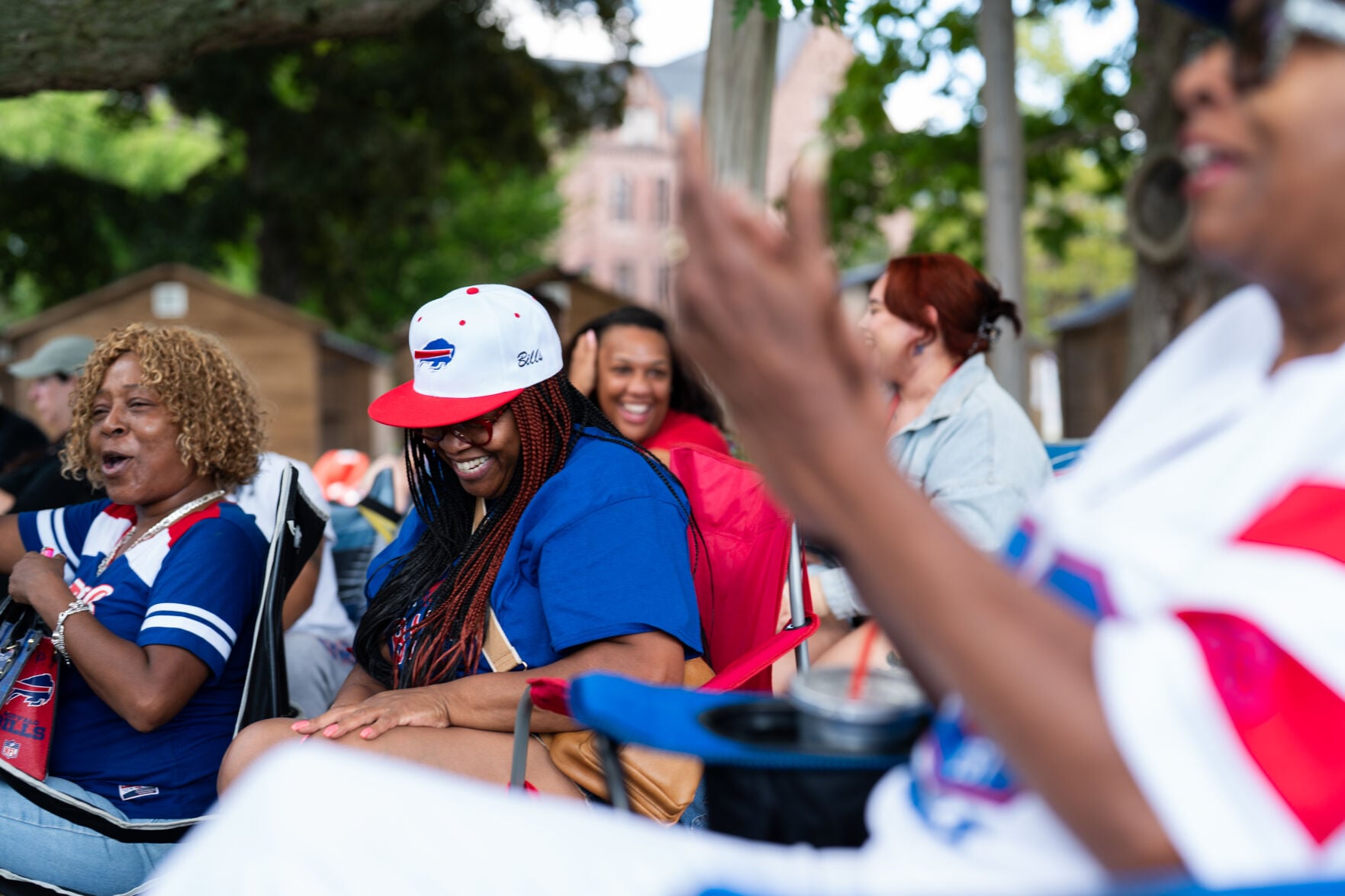 Photos: Bills fans gather for community watch party