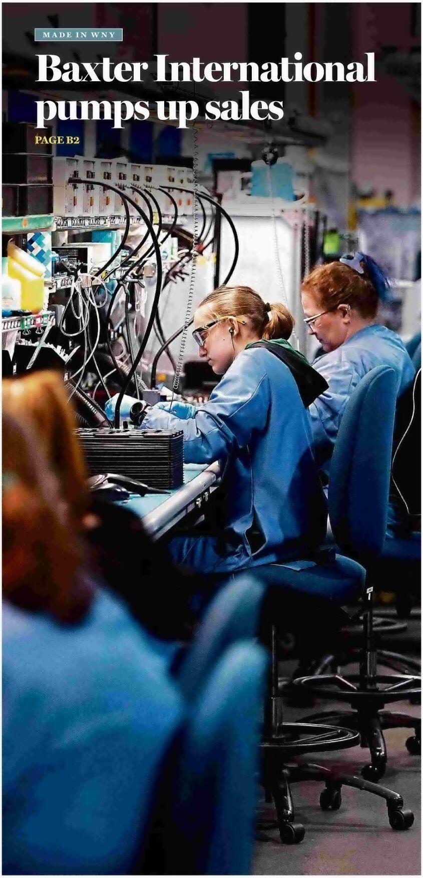 Baxter International pumps up sales