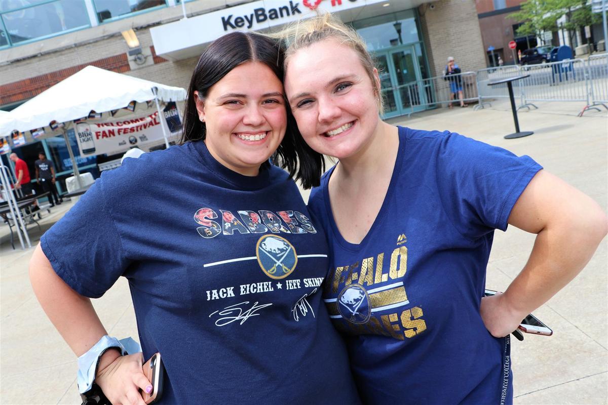 Smiles at Buffalo Sabres Fan Fest in Alumni Plaza | Multimedia ...