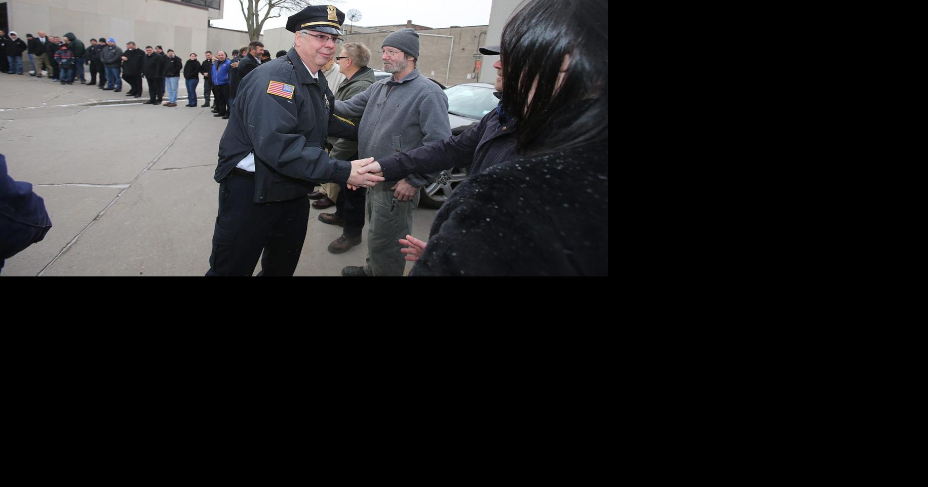 Four Lockport Police Department members with nearly 130 years of ...