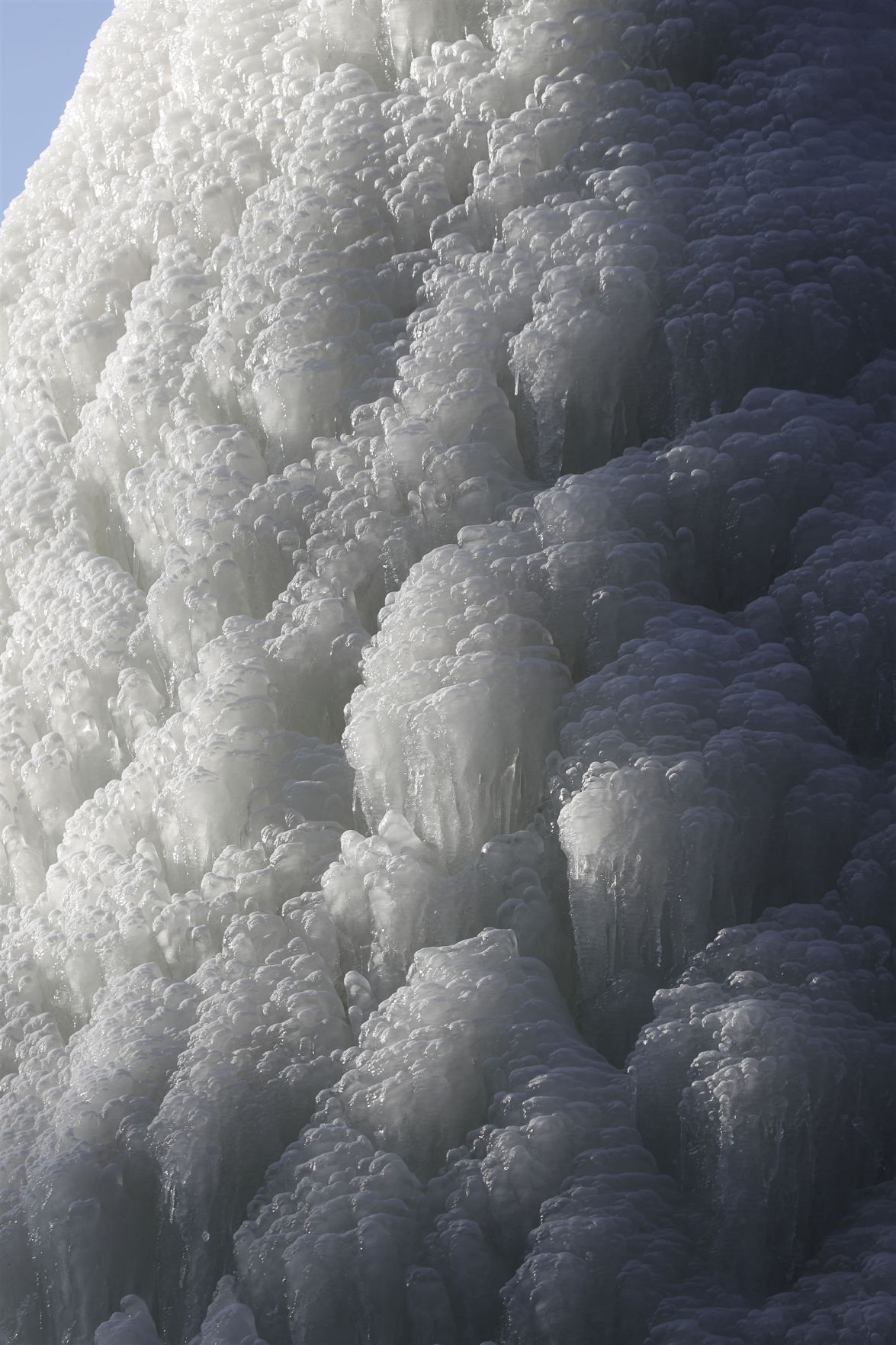 Ice volcano at Letchworth State Park