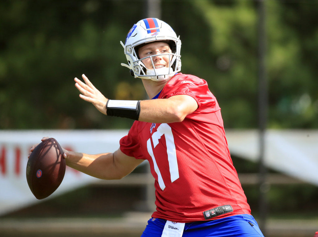 Where Josh Allen ranks on the long pass