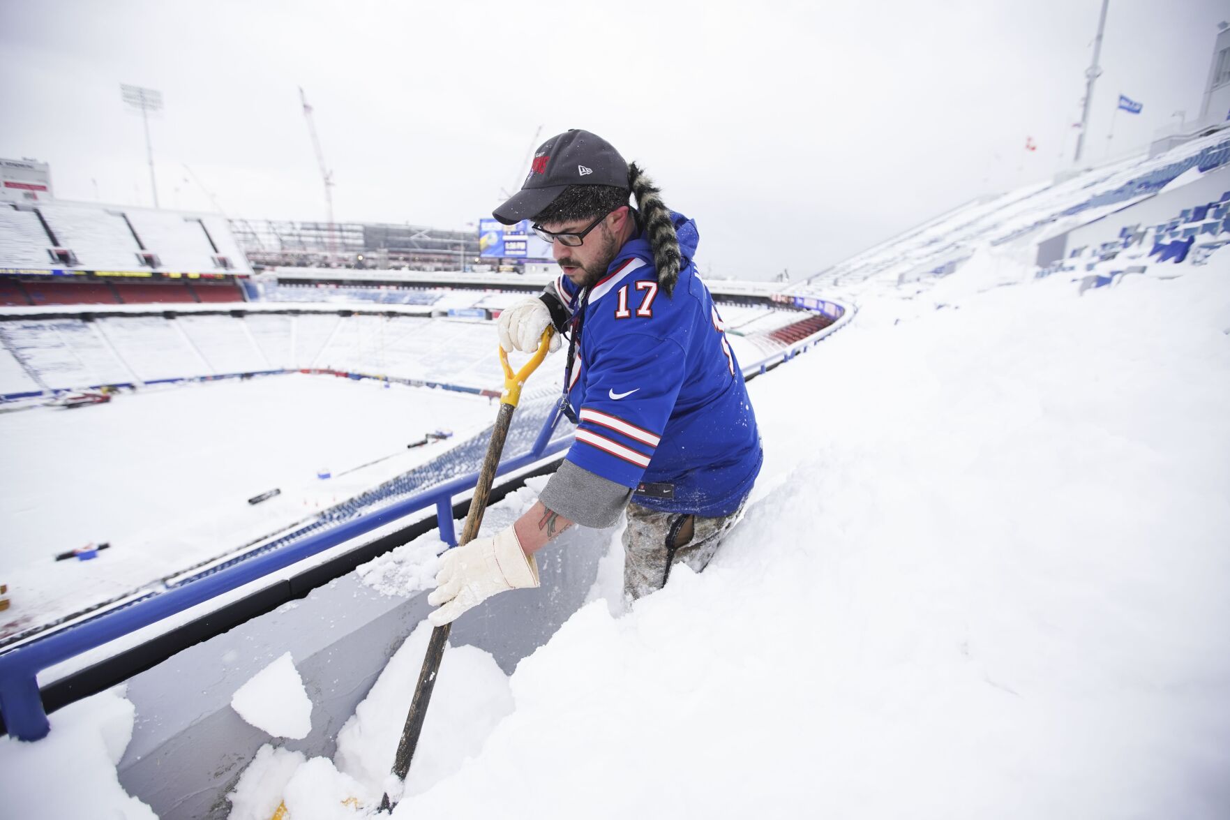 Bills seek shovelers to dig out Highmark Stadium on Saturday