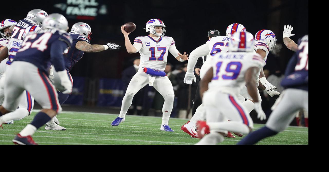 How Josh Allen's depth of drop helps or hinders blocking off the edge