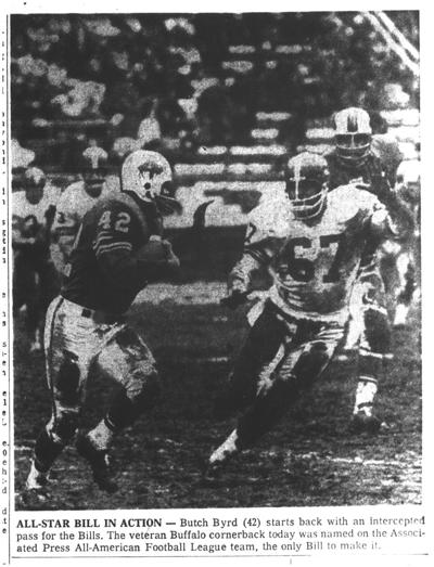 Dec. 10, 1969: Butch Byrd is the Bills' only All-Star