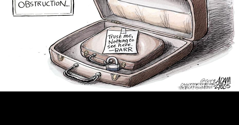 Adam Zyglis: Obstruction of justice