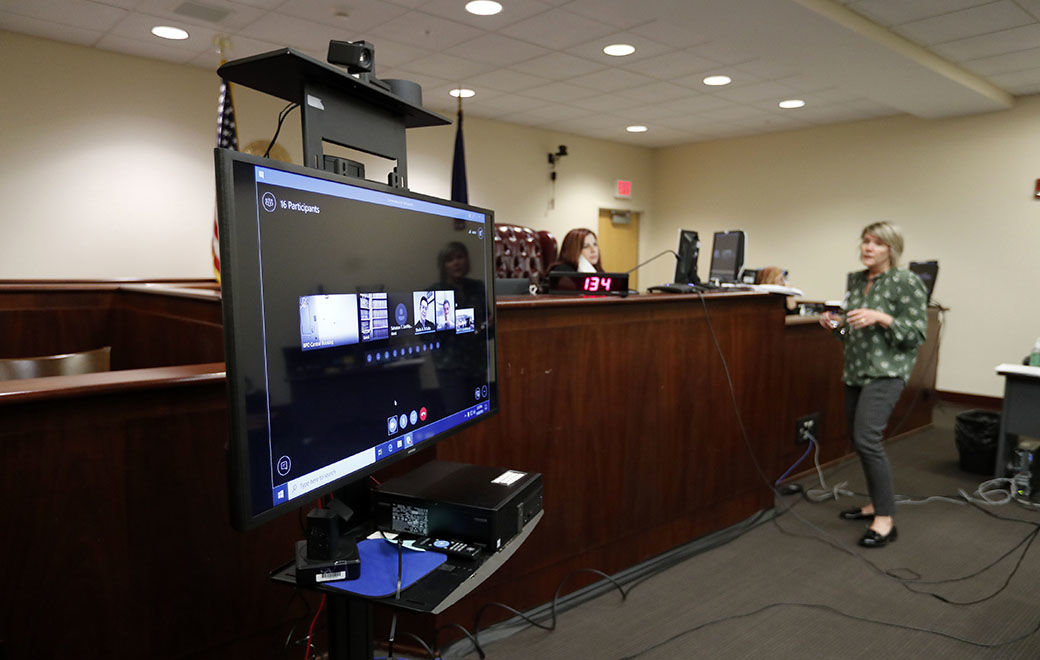 Masks and social distancing will remain the new normal in courts