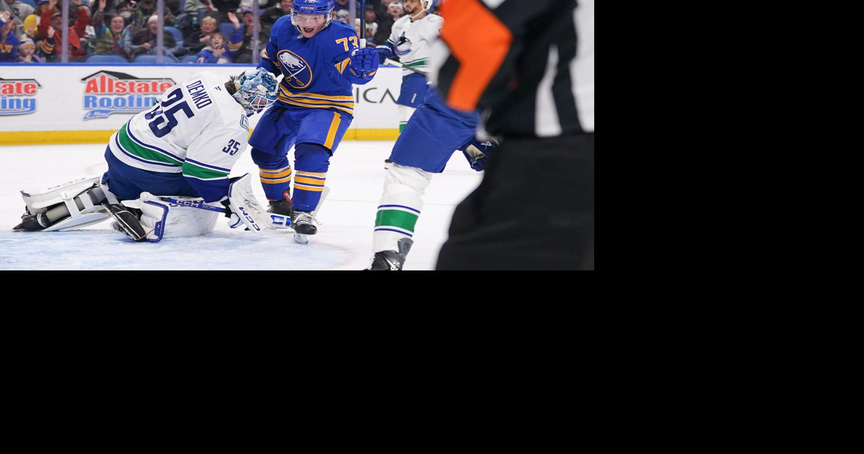 Buffalo Sabres defeat Vancouver Canucks, 5-3