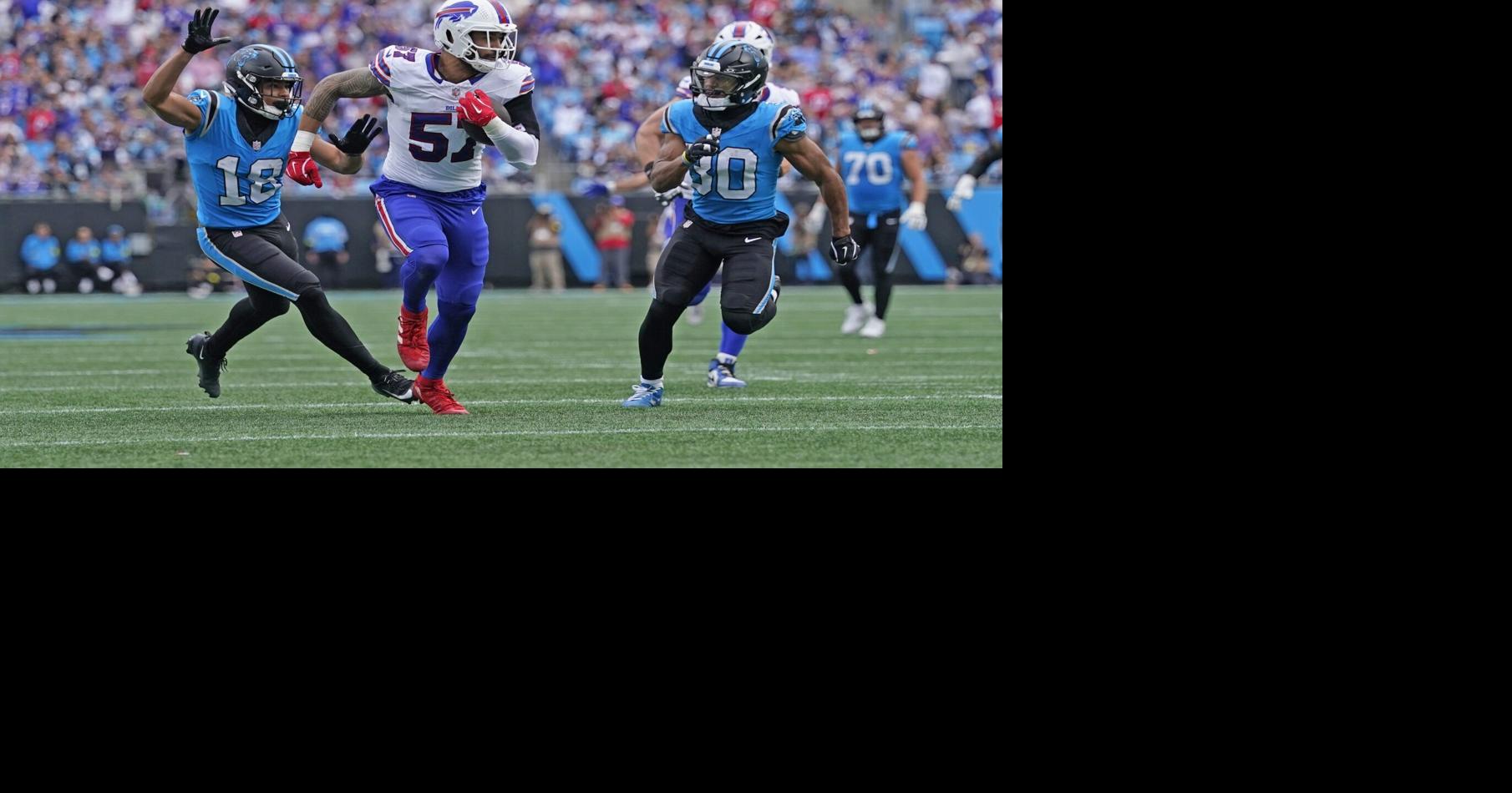 Bills' defense dominant vs. Panthers, but Ed Oliver injured