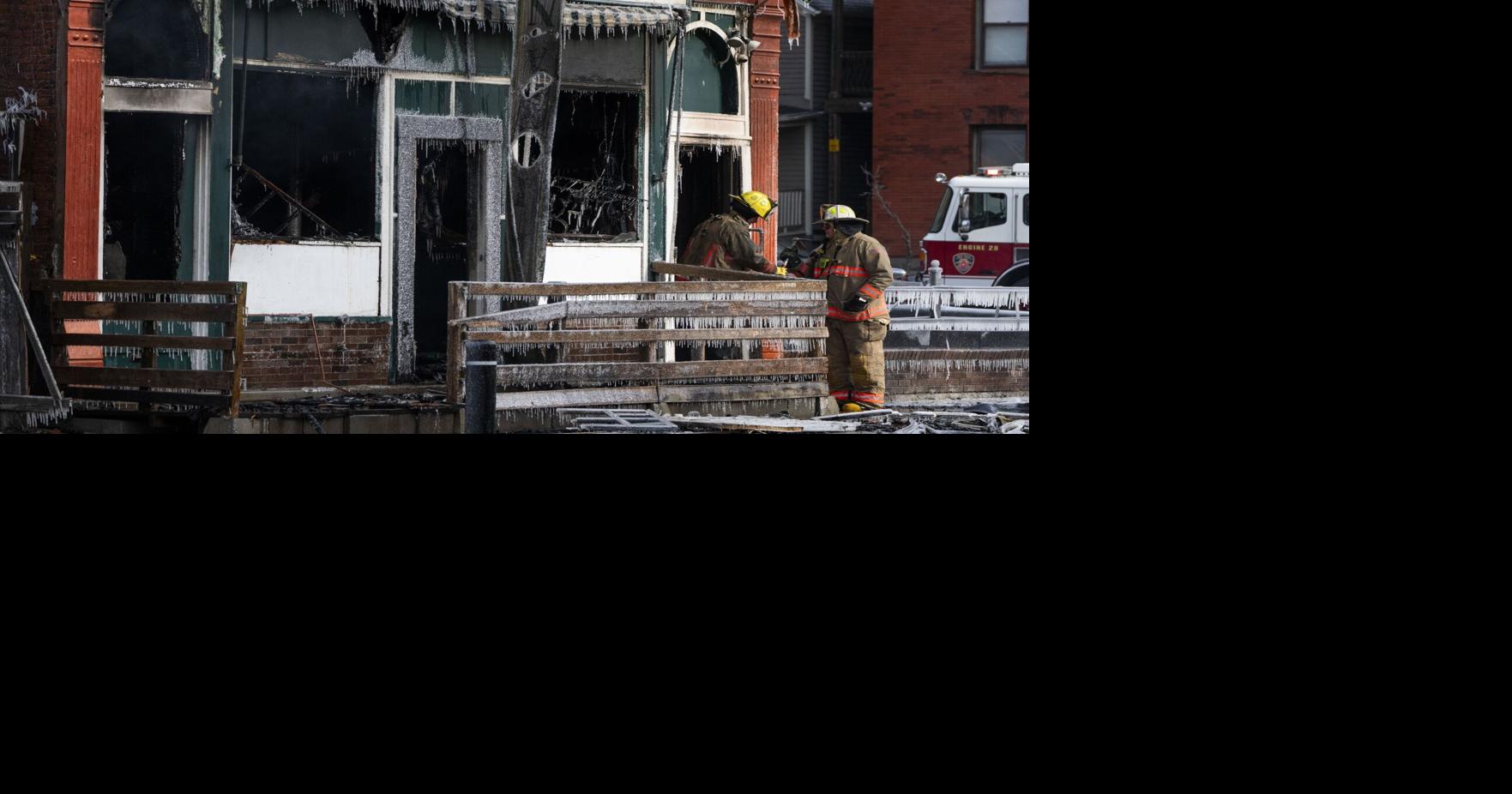 Photos: Mulligan's Brick Bar blaze