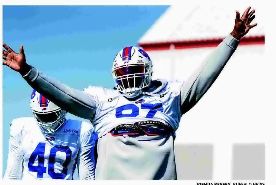 Edge rusher Miller returns to practice