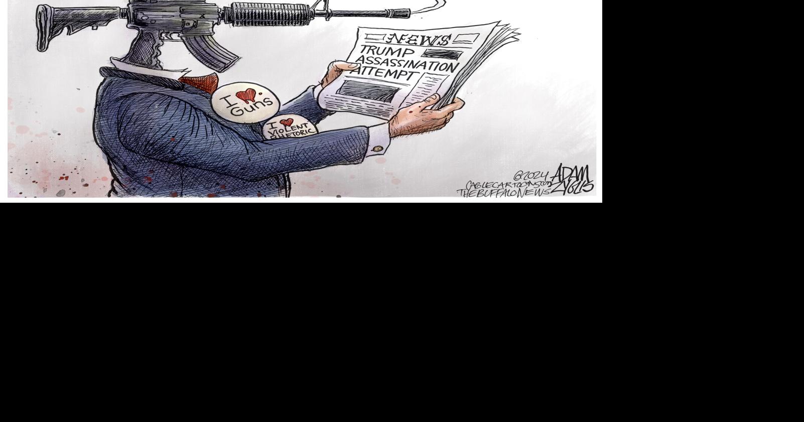 Adam Zyglis: Trump Rally Shooting