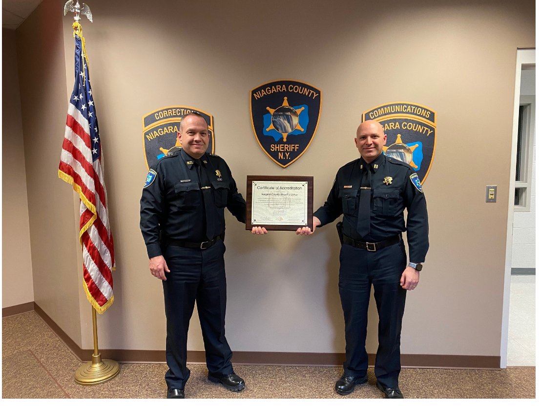 Niagara County Sheriff's Office wins renewed state accreditation
