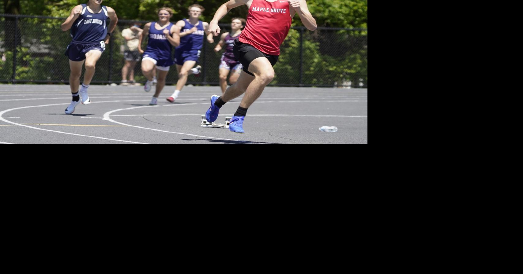 Brenton Baker, Ethan Verbosky win track and field titles