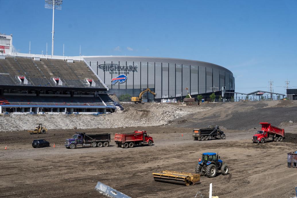 Photos: The latest demolition work at Buffalo Bills' old stadium