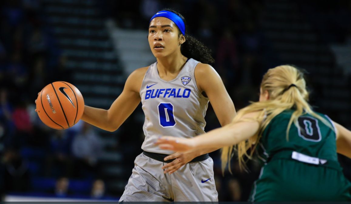 Summer Hemphill's 23 boards lead UB women to key win