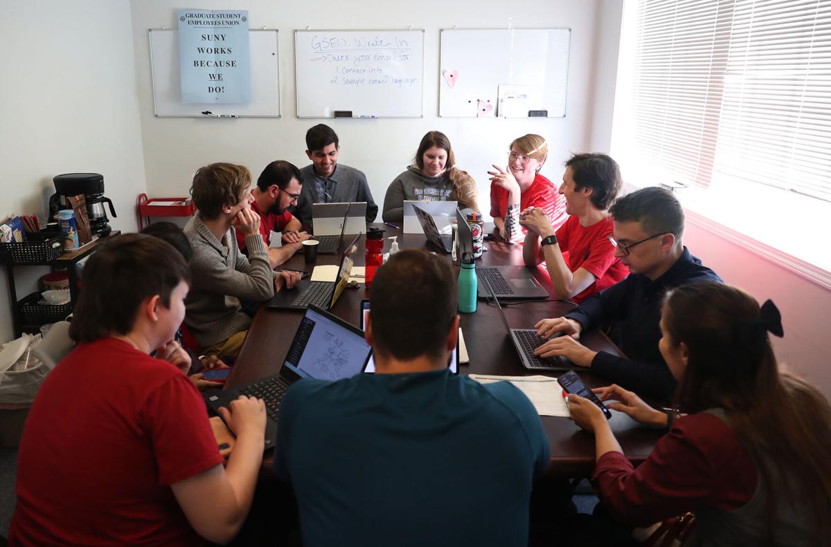 UB grad student union seeks higher pay with ‘$22K in ‘22’ campaign