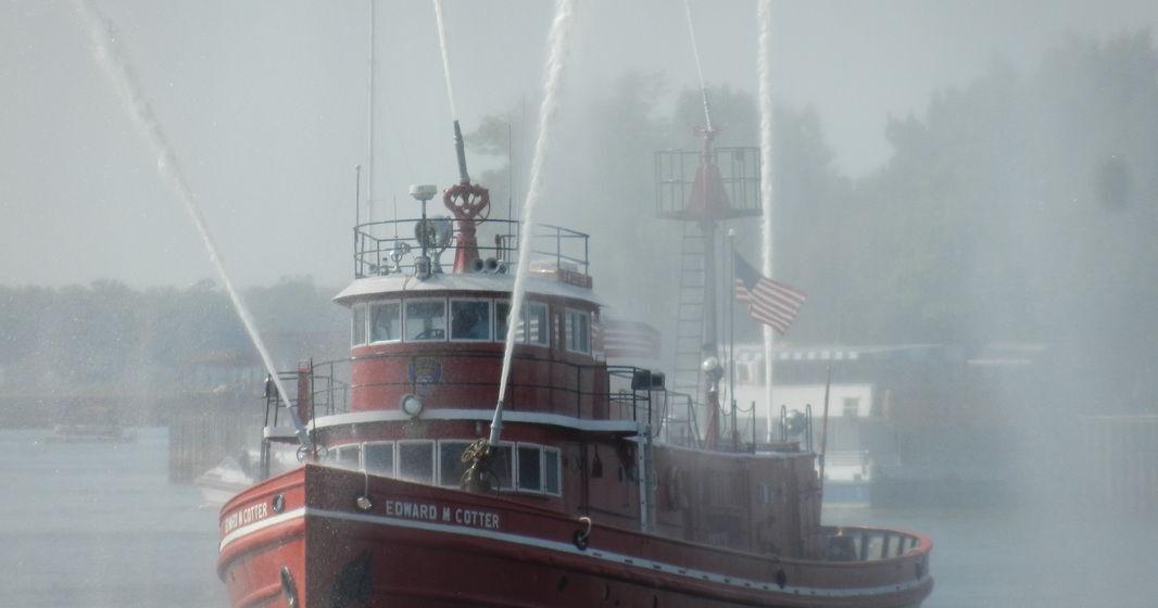 Two people rescued from boat fire on Lake Erie