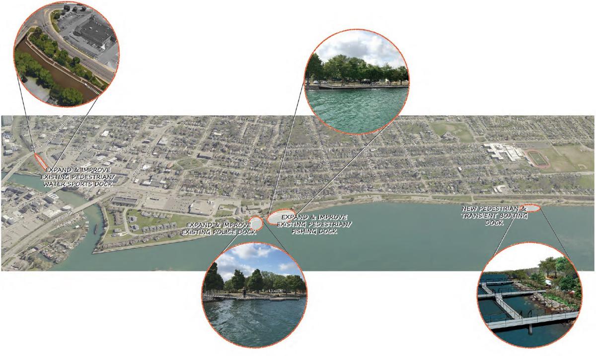 Tonawanda waterfront project, shoreline trail, Island park upgrade ...