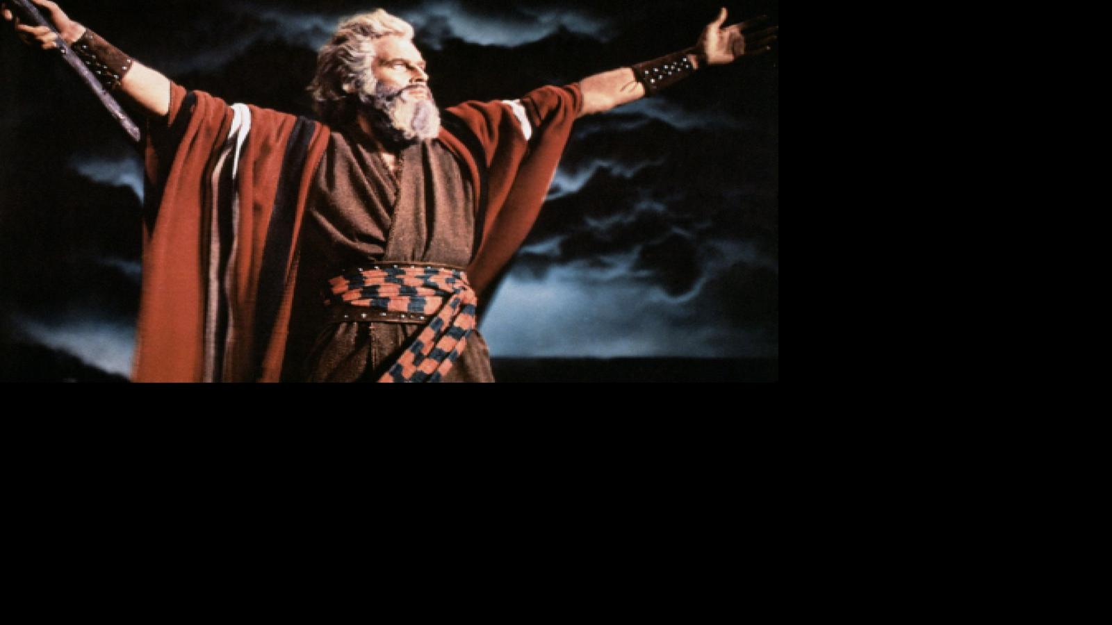 When the Red Sea parted, Heston really did look like Moses sometimes ...