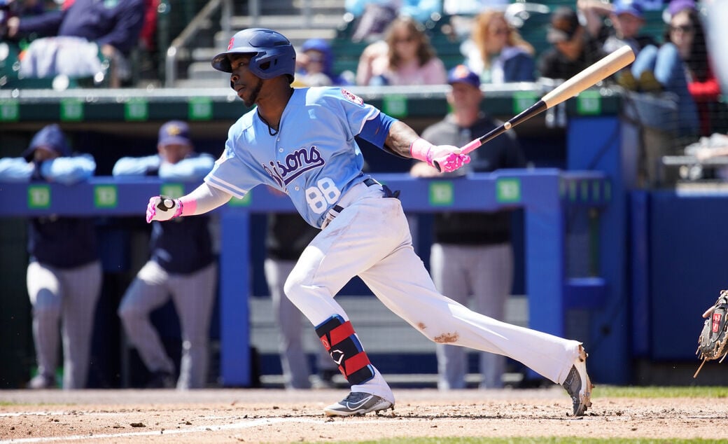 Samad Taylor's second homer gives Bisons wild victory over Saints
