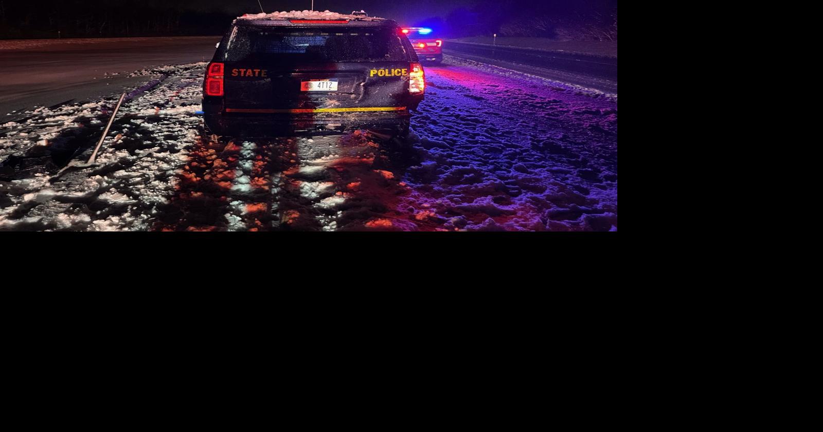 State Police trooper injured after vehicle on Thruway crashes into his SUV
