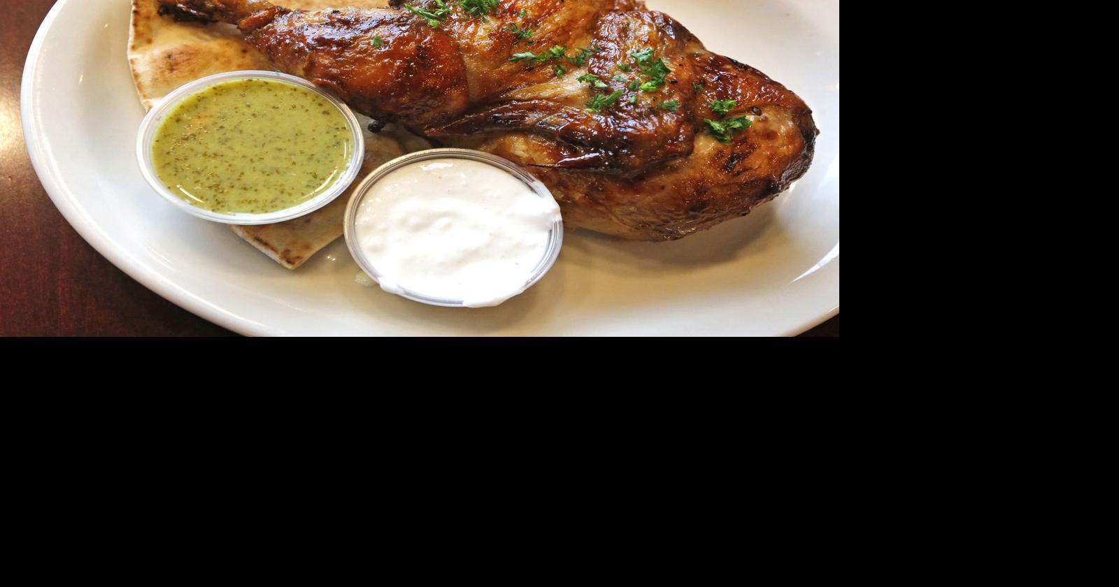 At Almaza Grill, Peruvian chicken and Lebanese food join forces